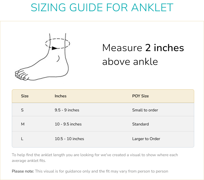 Jewelry Size Guide | Find the Perfect Fit at Piece of You – PieceOfYou
